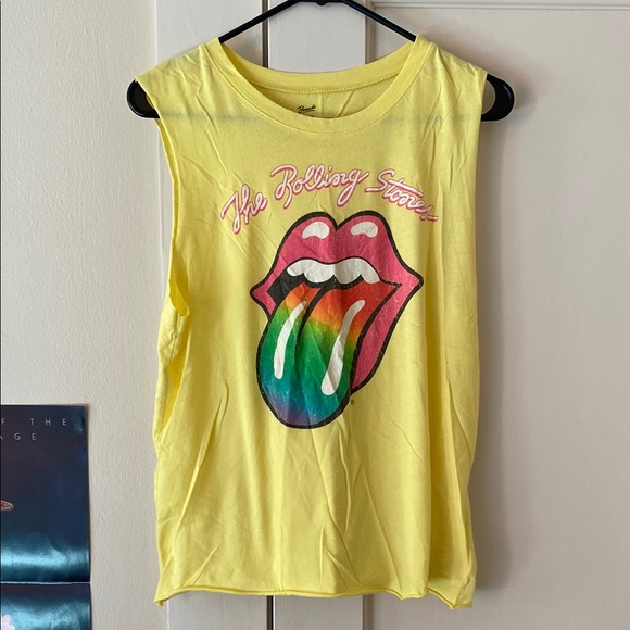 Bravado | Tops | Rolling Stones Rainbow Muscle Tank | Poshmark